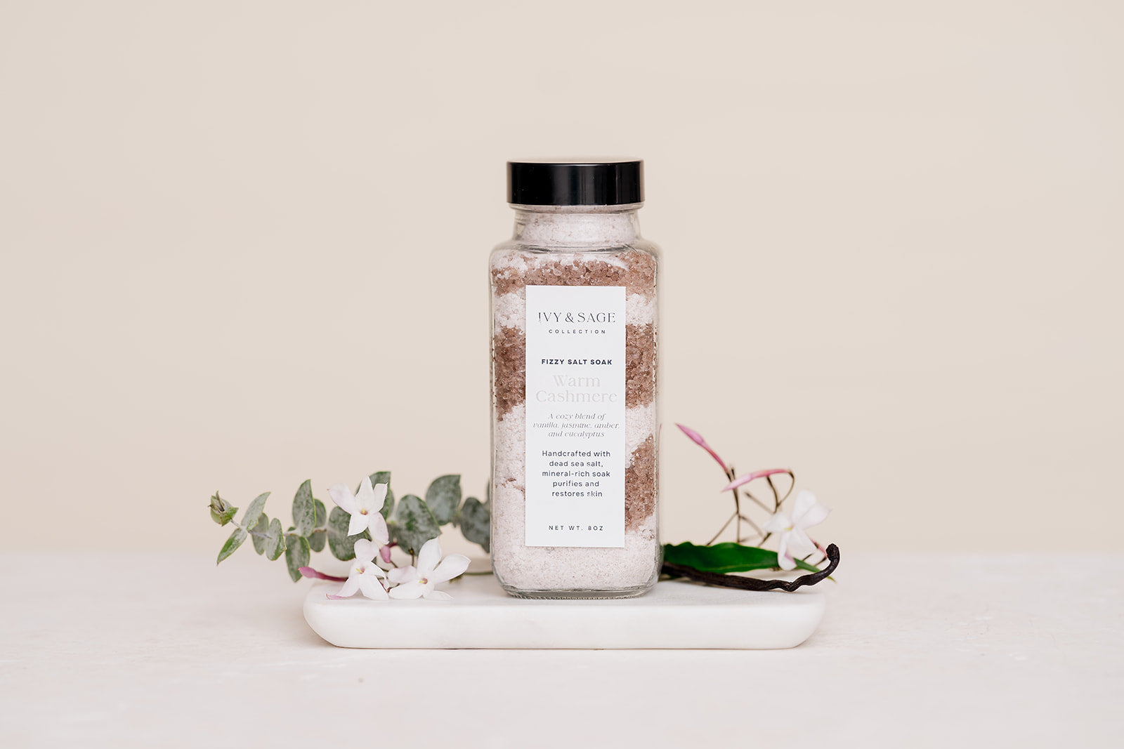 Warm Cashmere Bath Salt - Comforting Soak – Ivy & Sage Co.