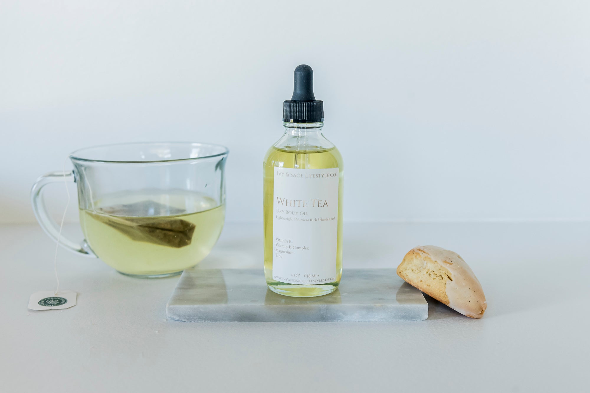 White Tea Body Oil – Ivy & Sage Co.